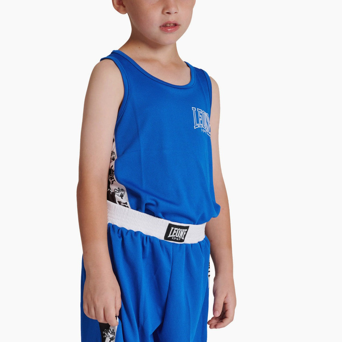 Débardeur enfant boxe Leone Iconic AB231J – Combat Arena