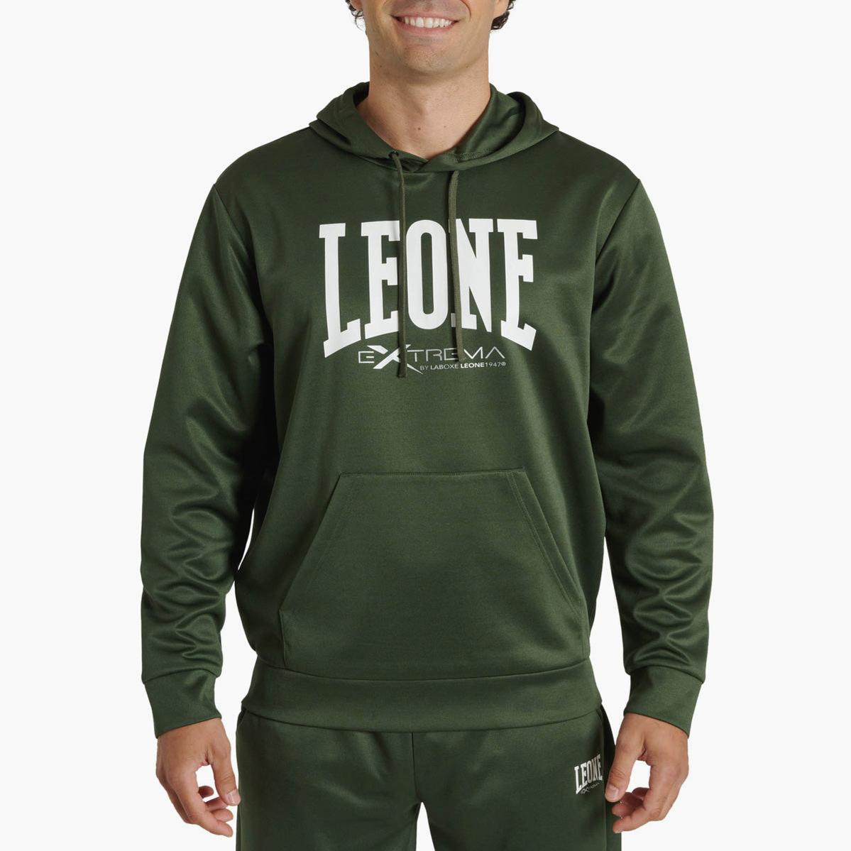 Sweat Leone Logo à capuche ABX119 Vert - Sweat – Combat Arena