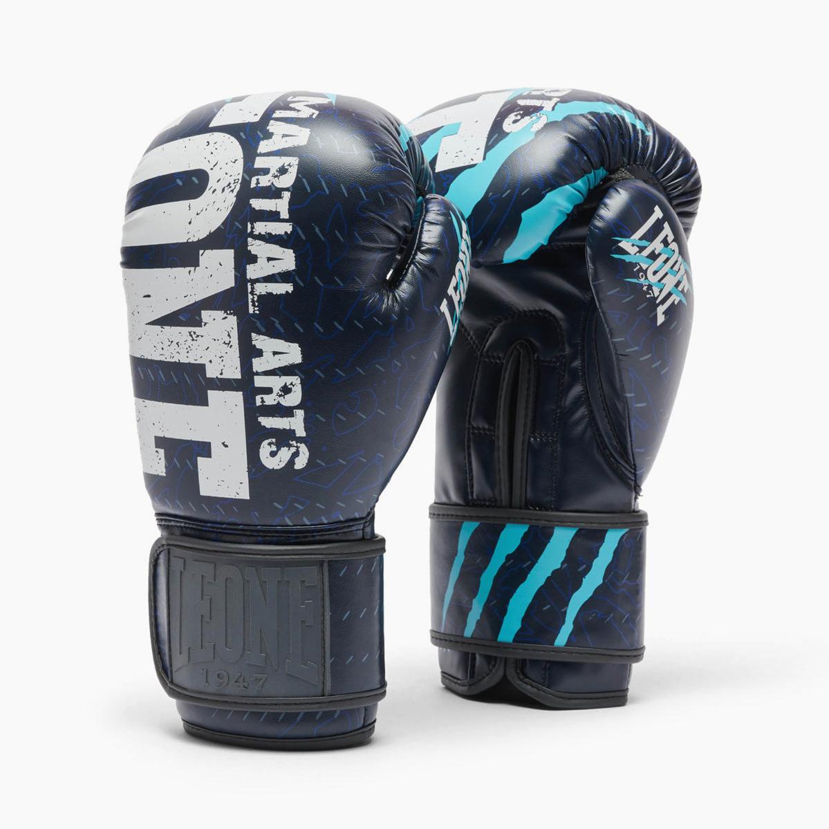 Gants de boxe Leone Primal Instinct GN004 Bleu - Combat Arena