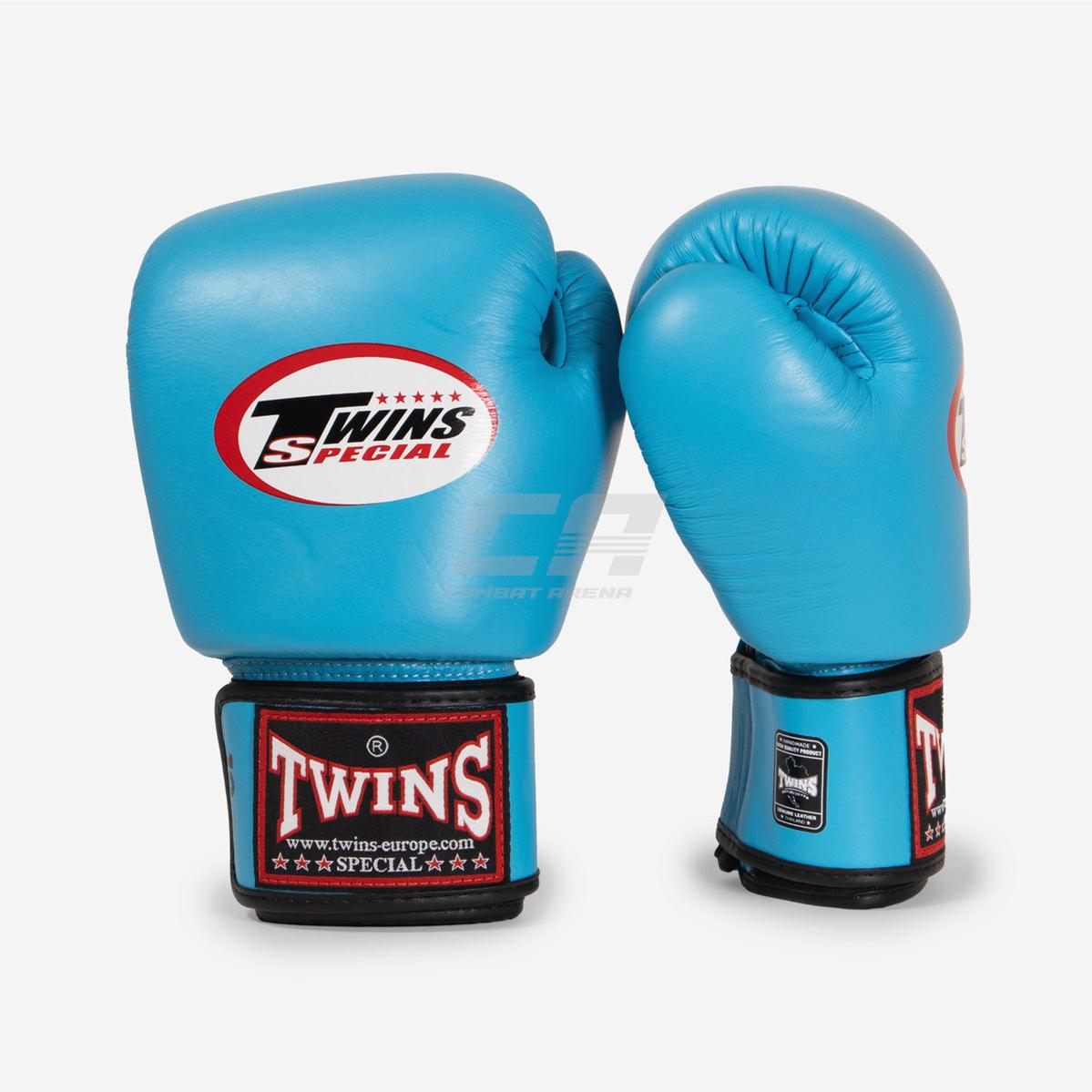 Gants de Muay Thai Twins Special BGVL 3 Bleu – Combat Arena