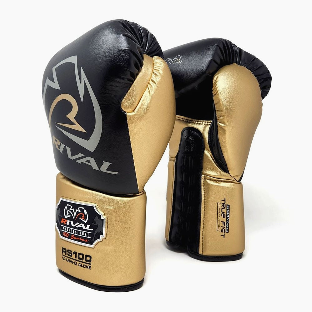 Gants de boxe Rival Sparring professionnel RS100 avec lacets – Combat Arena