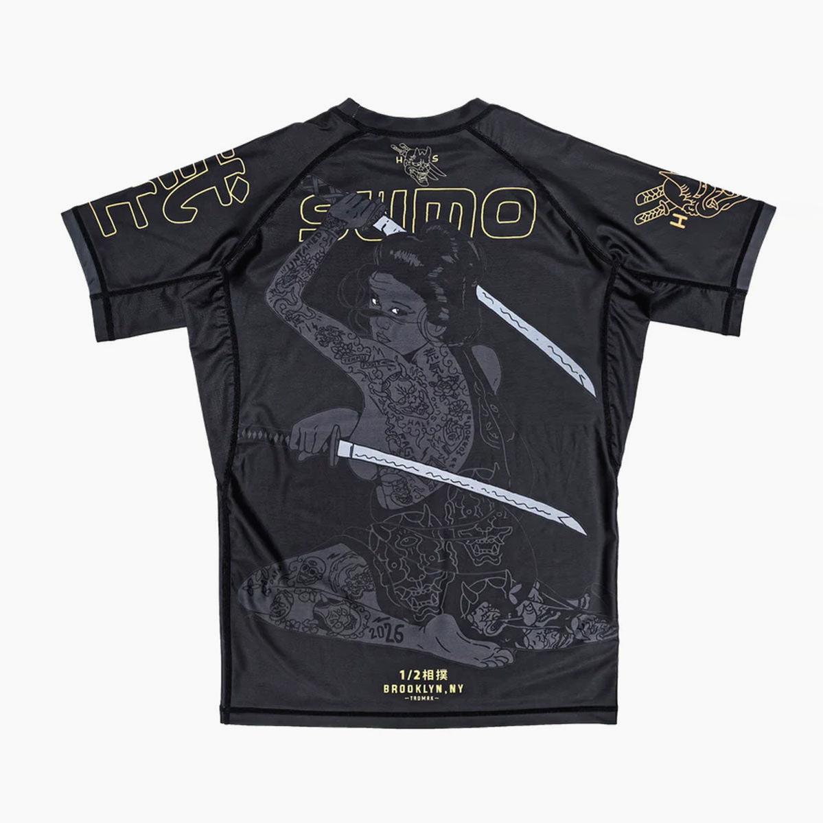 Rashguard Half Sumo No Mercy - Combat Arena