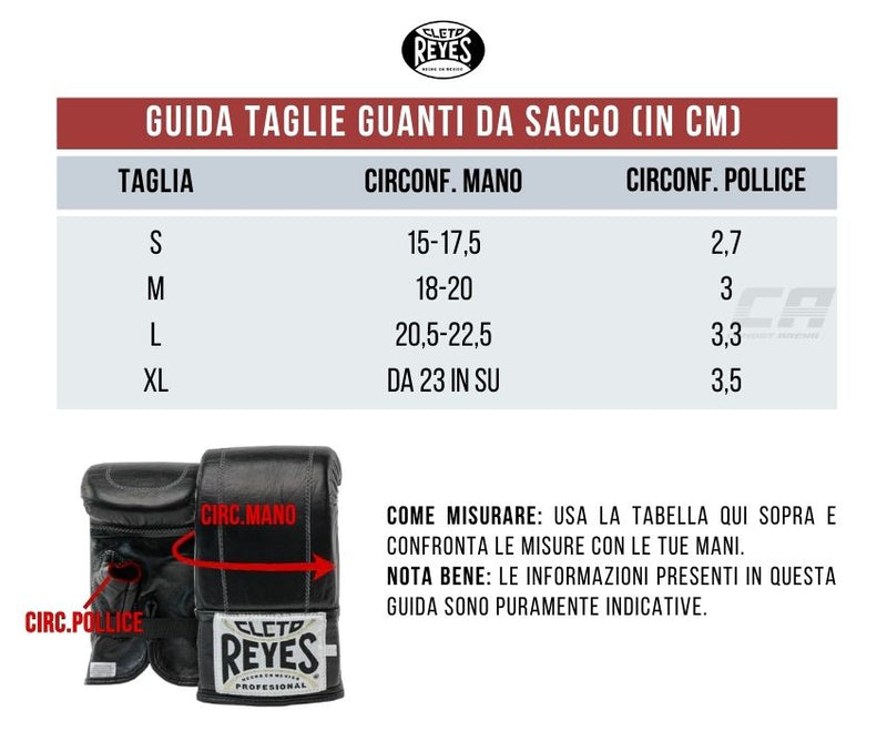 Gants de sac Cleto Reyes Rouge - CombatArena.fr – Combat Arena