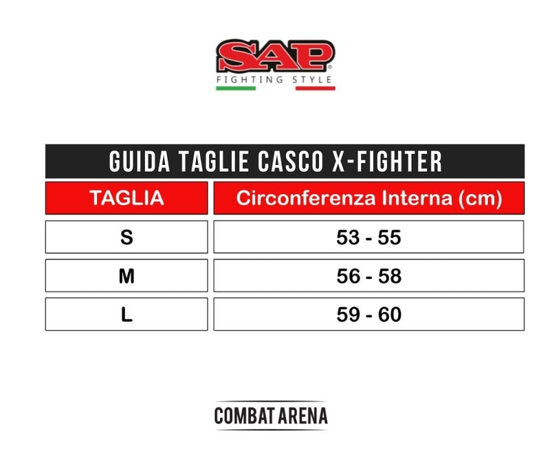 Casque SAP X-Fighter de Kick Boxing - CombatArena.fr – Combat Arena